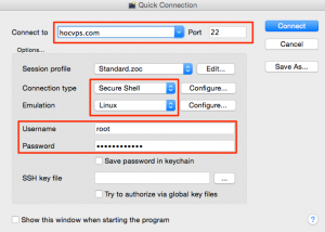 Hướng dẫn dùng ZOC Terminal kết nối SSH - Học VPS